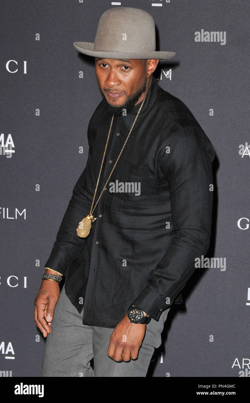 Usher at the 2015 LACMA Art+Film Gala held at LACMA in Los Angeles, CA ...