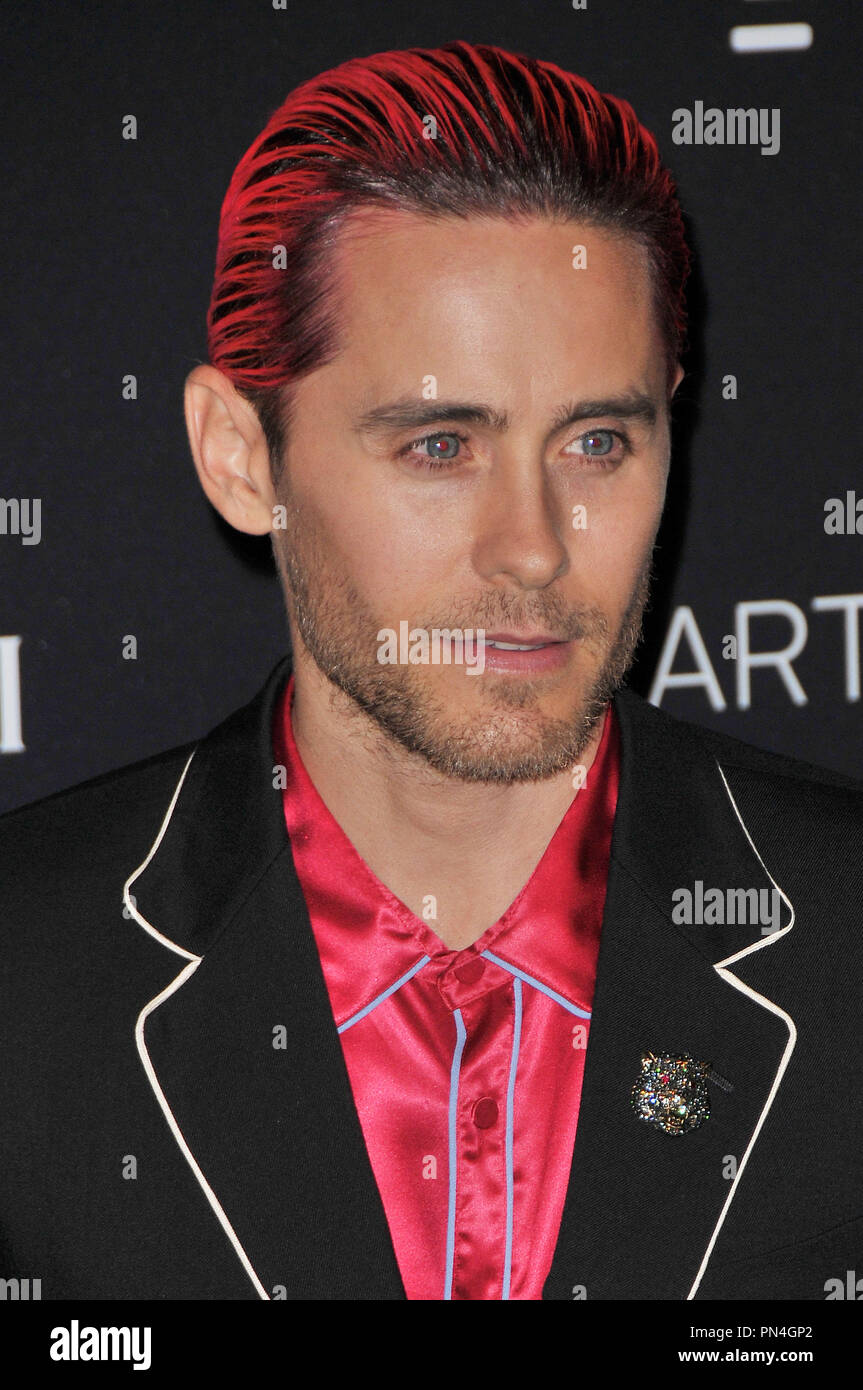 Jared Leto at the 2015 LACMA Art+Film Gala held at LACMA in Los Angeles ...