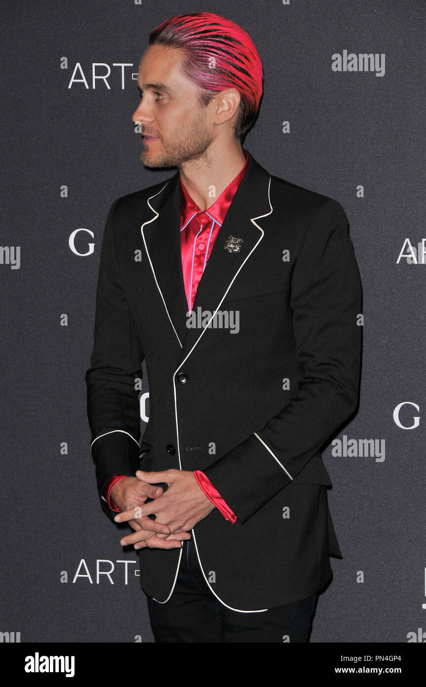 Jared Leto at the 2015 LACMA Art+Film Gala held at LACMA in Los Angeles ...