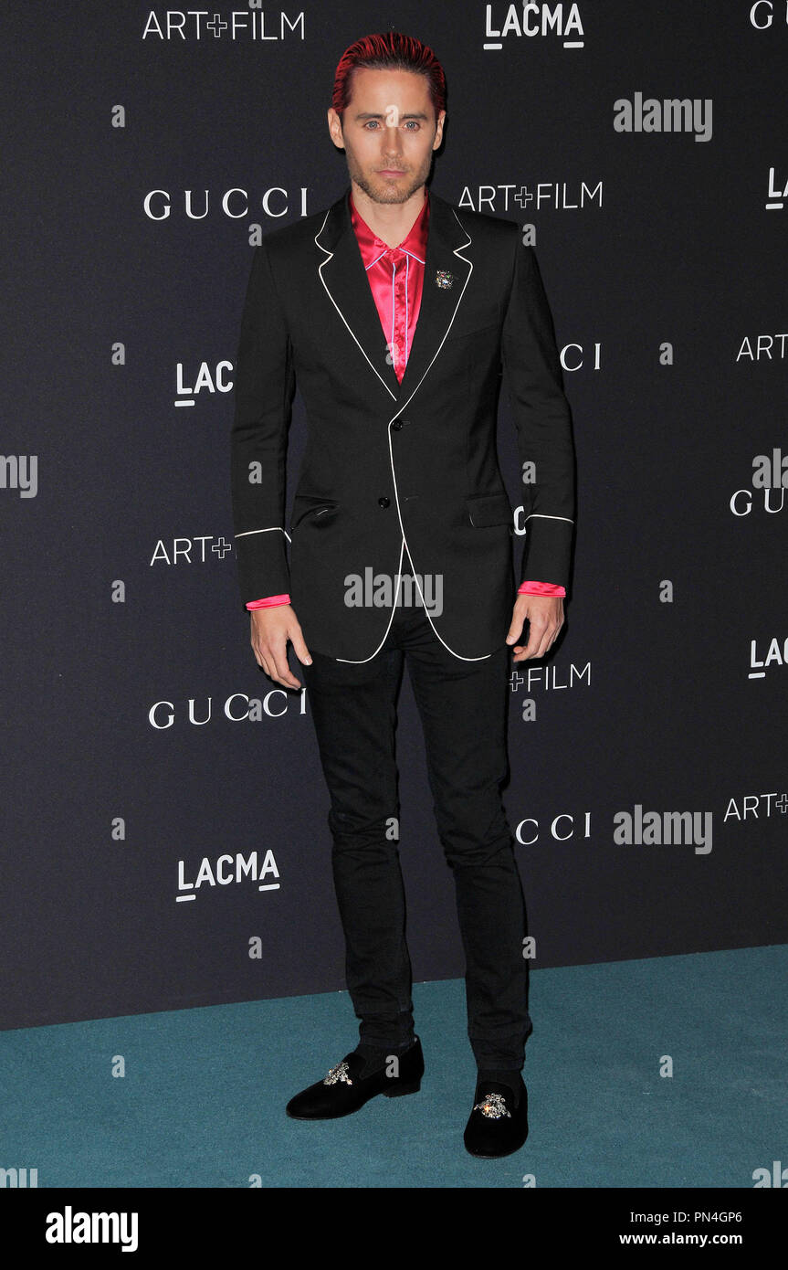 Jared Leto at the 2015 LACMA Art+Film Gala held at LACMA in Los Angeles ...