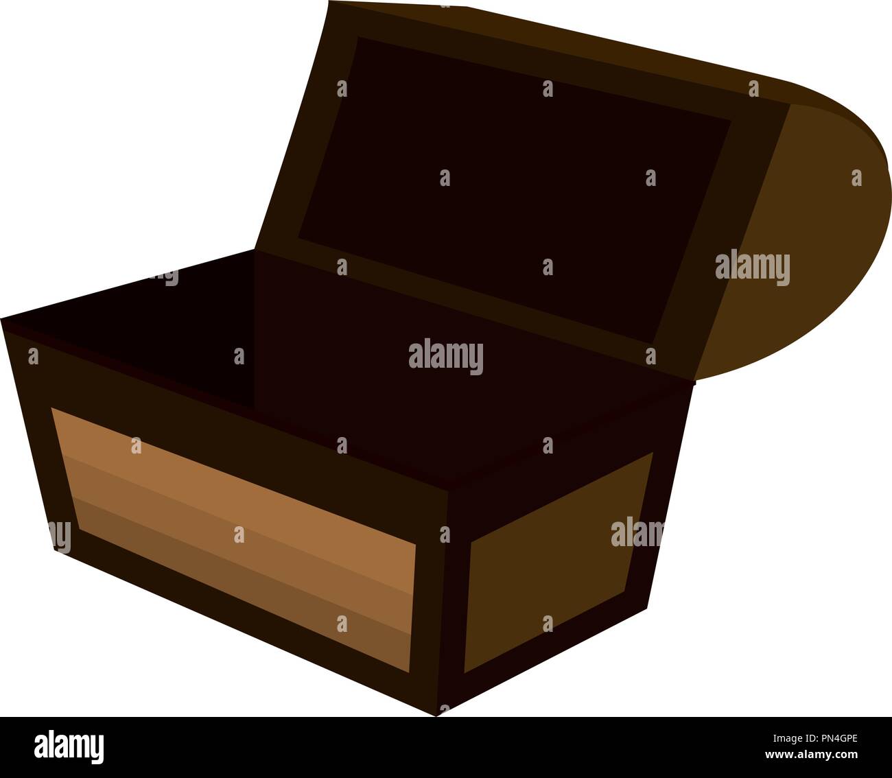 open wooden chest box treasure Stock Vector Image & Art - Alamy