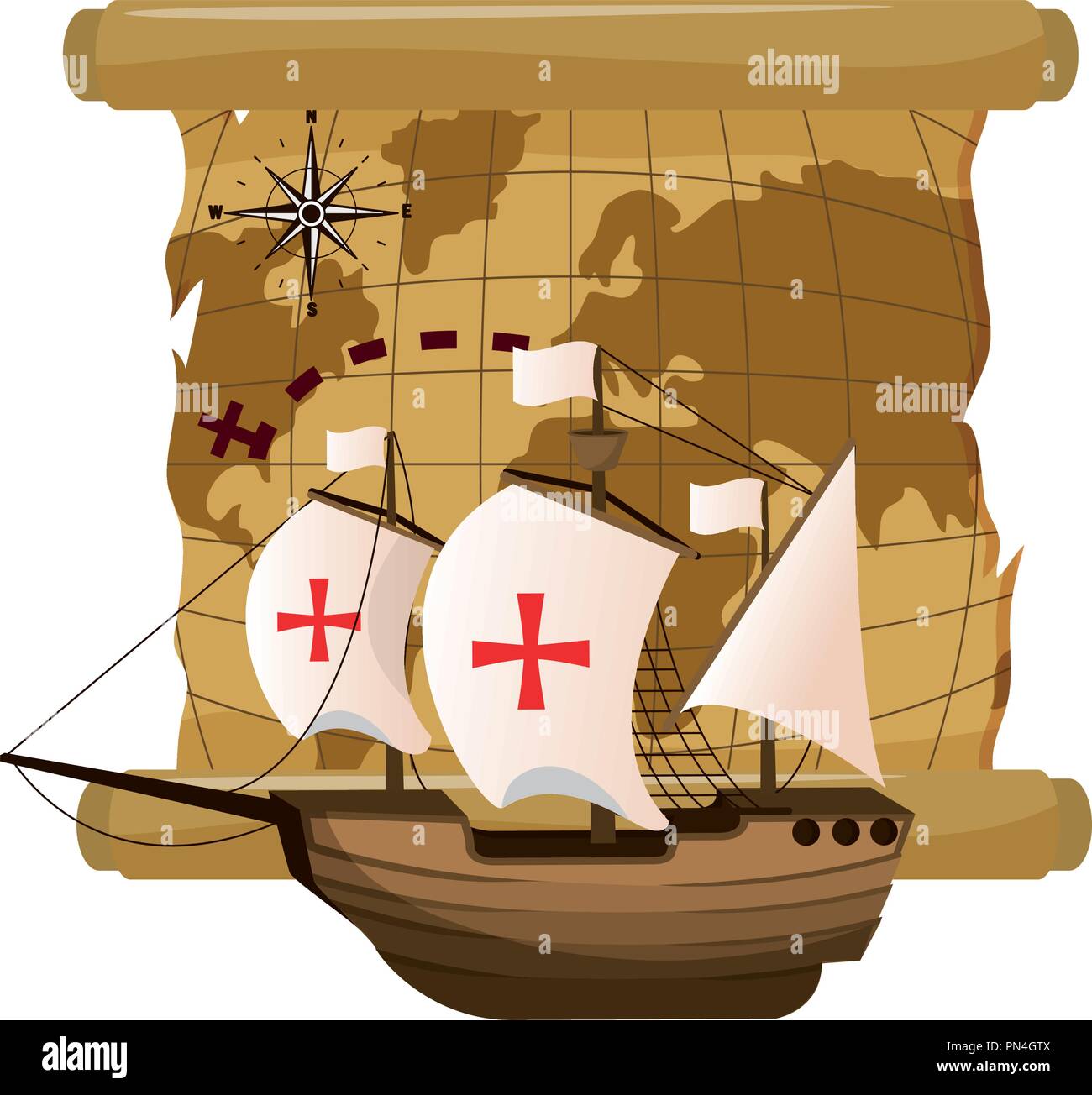 Ship Navigation Map High Resolution Stock Photography and Images - Alamy
