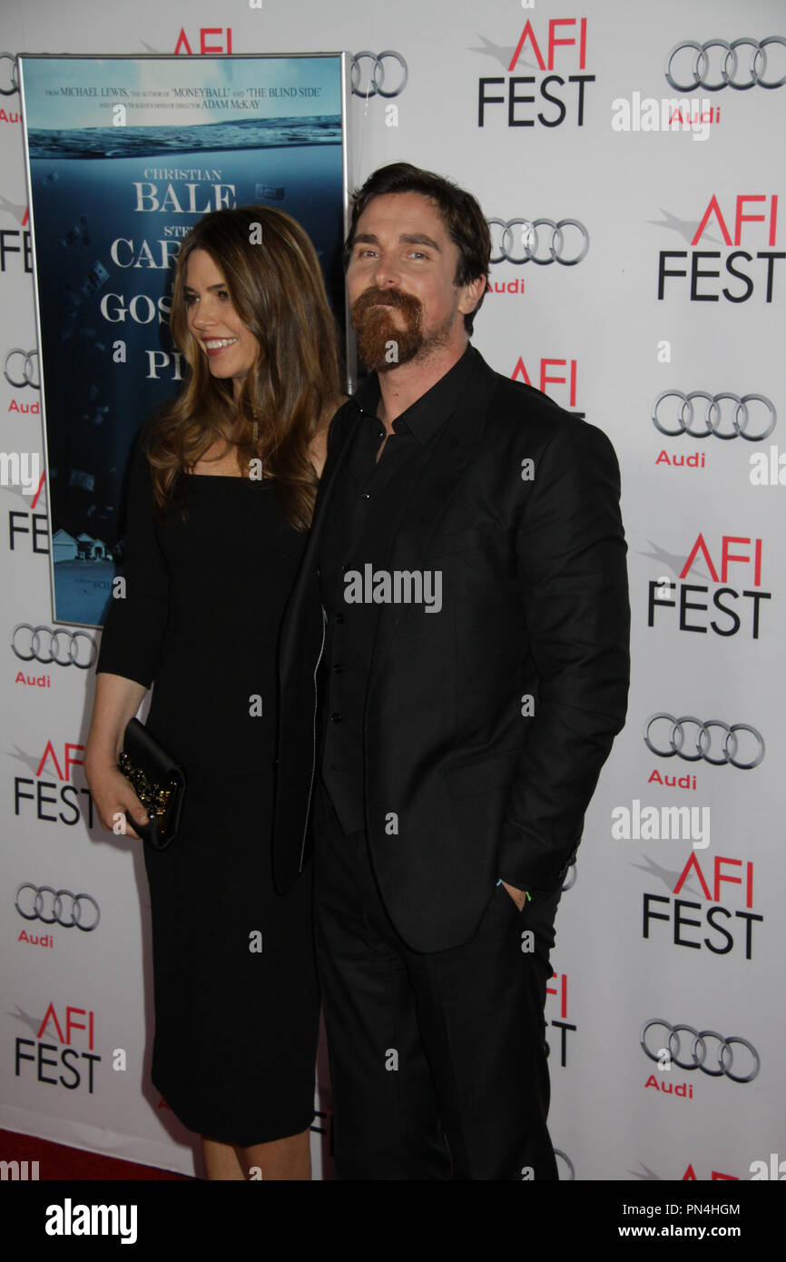 Cibi Blazic, Christian Bale 11/12/2015 AFI Fest 2015 World Premiere ...