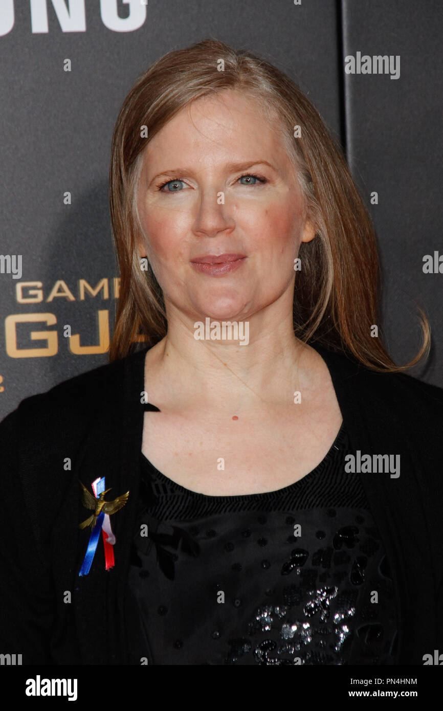 Suzanne Collins at the Los Angeles Premiere of Lionsgates' "The Hunger ...
