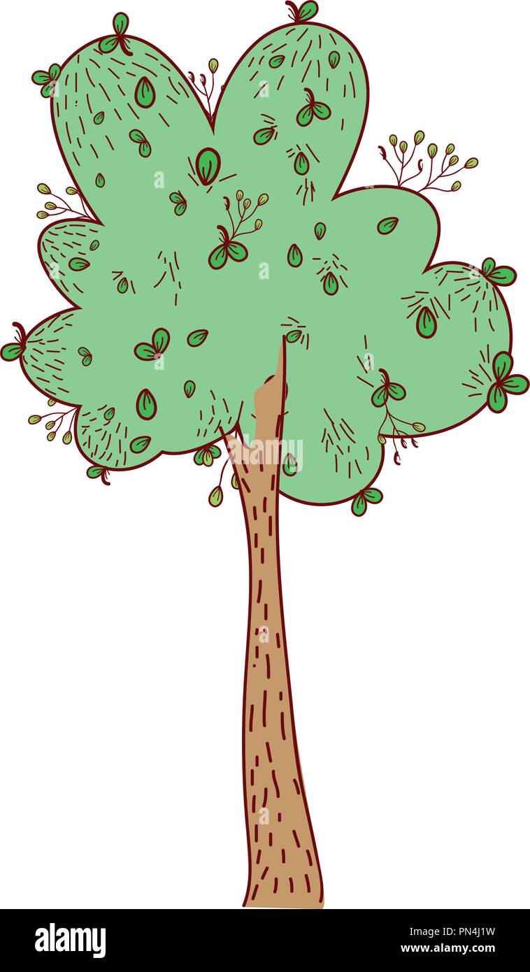 Oak stalk Stock Vector Images - Alamy