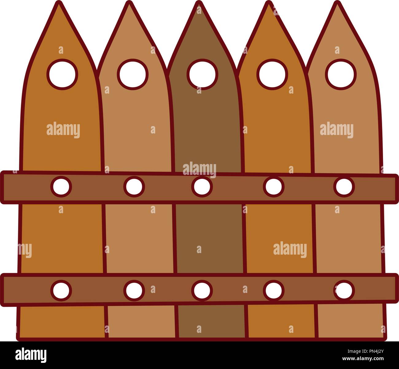 wooden fence texture object barrier Stock Vector Image & Art - Alamy