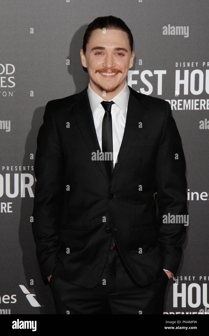Kyle Gallner at the Premiere of Disney's "The Finest Hours" held at the ...