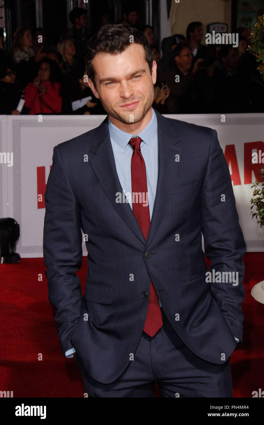 Alden Ehrenreich at the World Premiere of Universal Pictures' "Hail ...