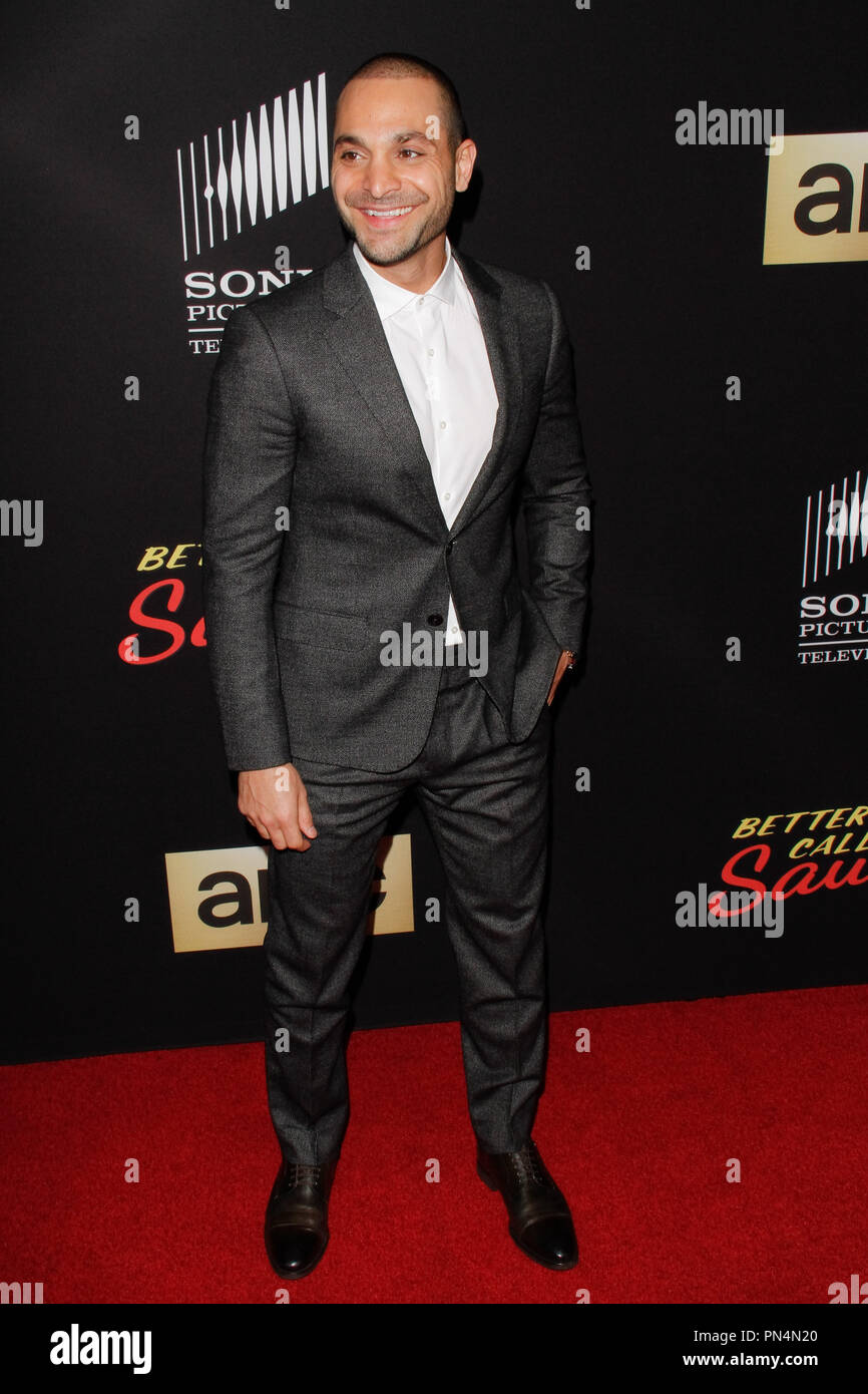 Michael Mando at Season Two Premiere of "Better Call Saul" Special ...