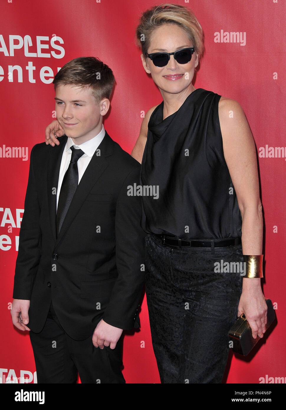 Sharon stone and roan joseph bronstein hi-res stock photography and ...