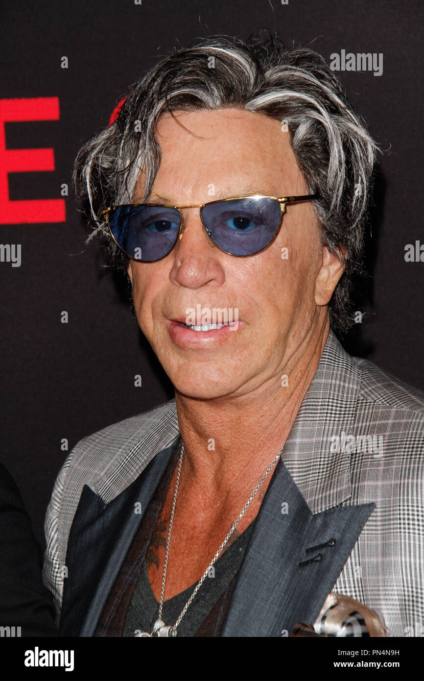 2016 mickey rourke hi-res stock photography and images - Alamy