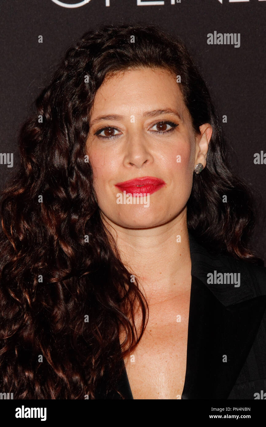 Angie Cepeda at the premiere of Open Road's "Triple 9" held at Regal ...