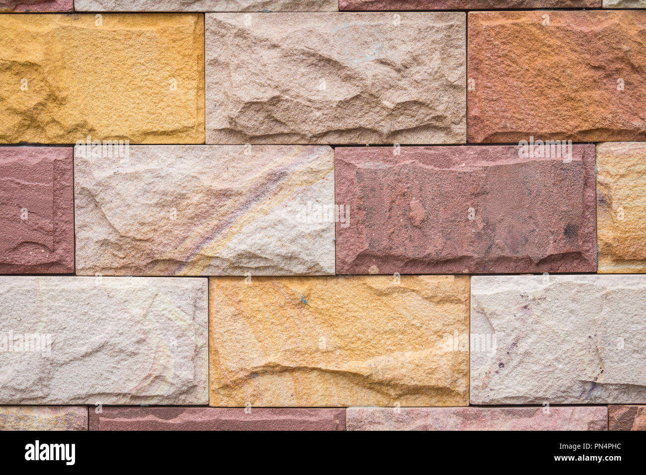 Background of decorate sand stone wall surface Stock Photo - Alamy