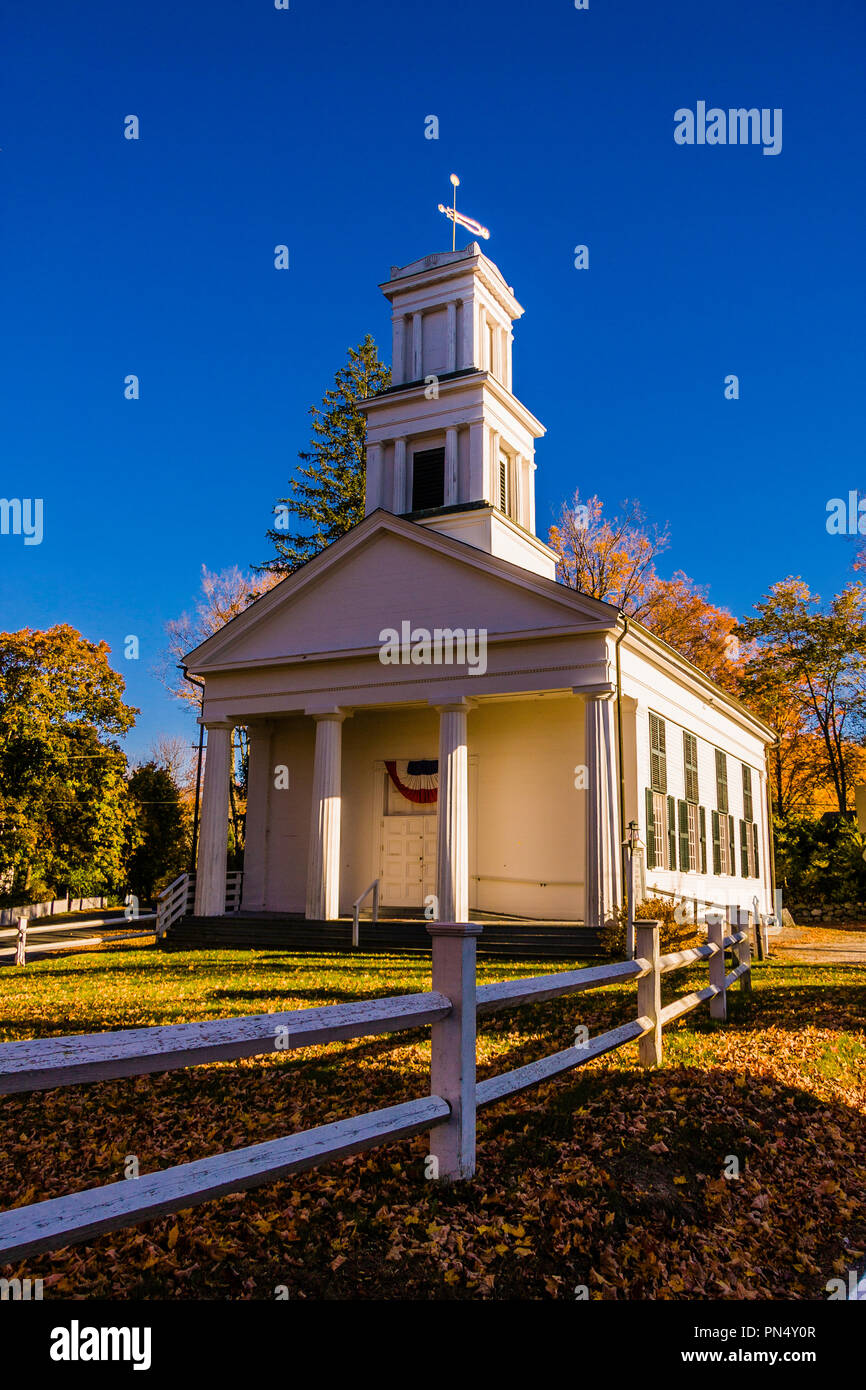 Congregational Church Colebrook, Connecticut, USA Stock Photo - Alamy