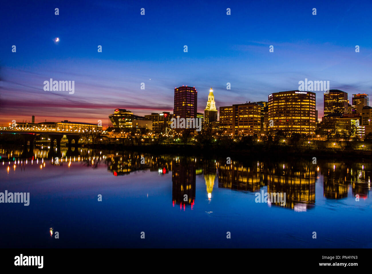 Hartford Skyline Hartford, Connecticut, USA Stock Photo - Alamy