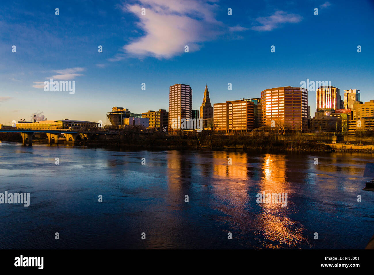 Hartford Skyline Hartford, Connecticut, USA Stock Photo - Alamy