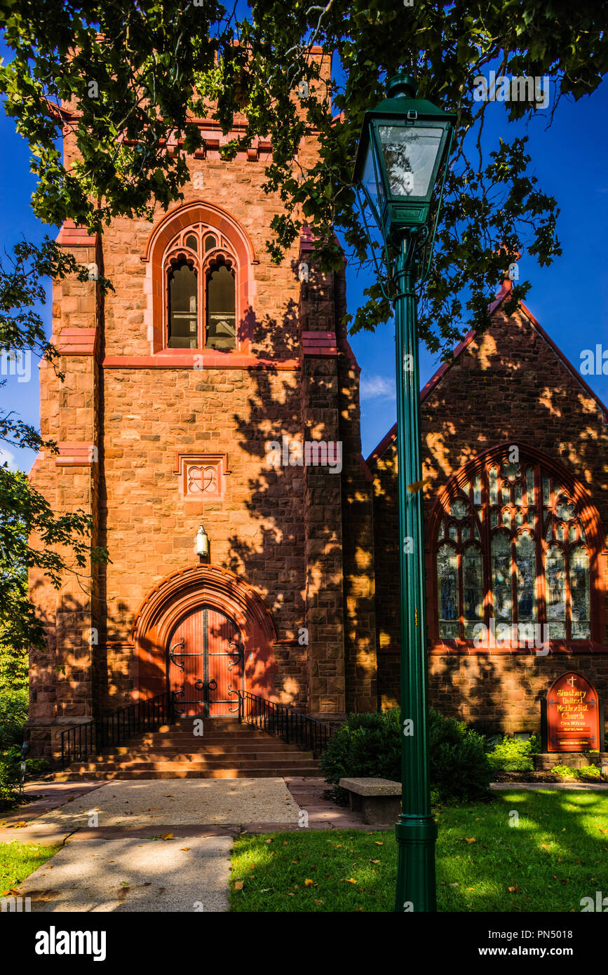 Simsbury United Methodist Church Simsbury, Connecticut, USA Stock Photo ...