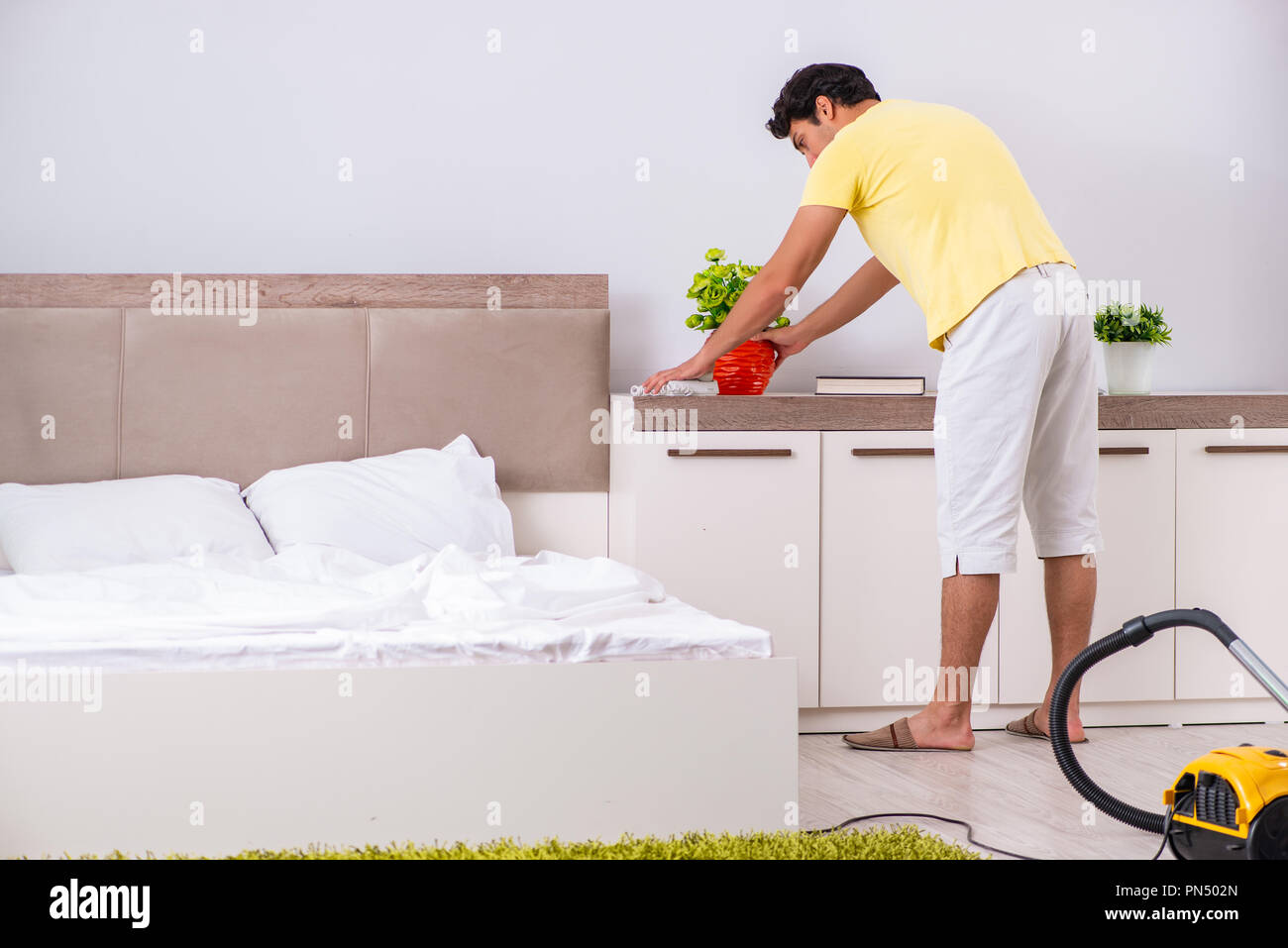 Attractive bed mess hi-res stock photography and images - Alamy