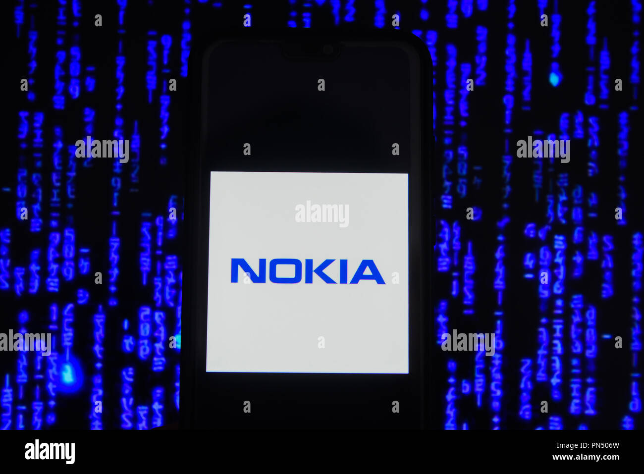Nokia logo hi-res stock photography and images - Alamy