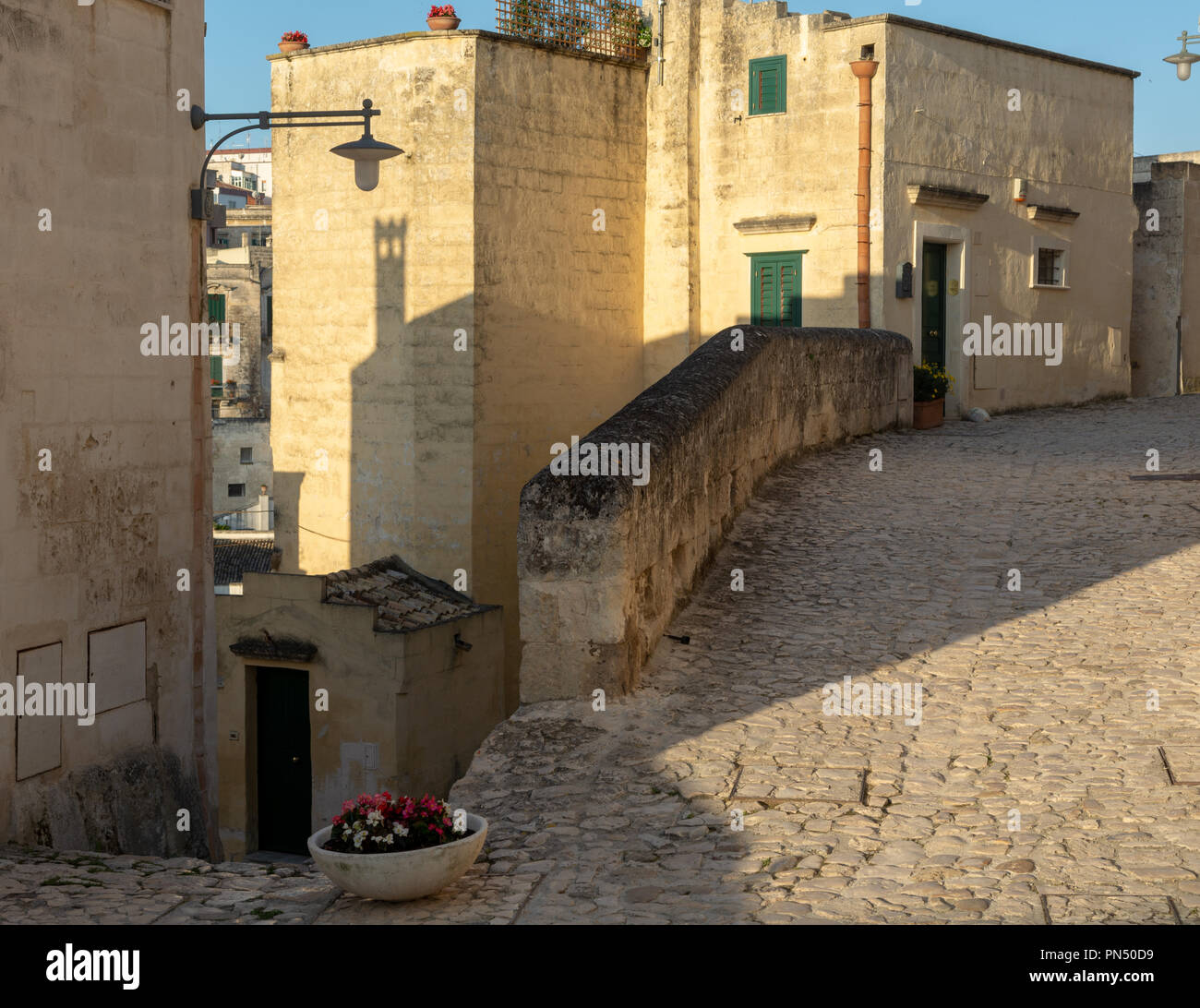 European Capital of Culture in 2019 year, streets of ancient city of ...
