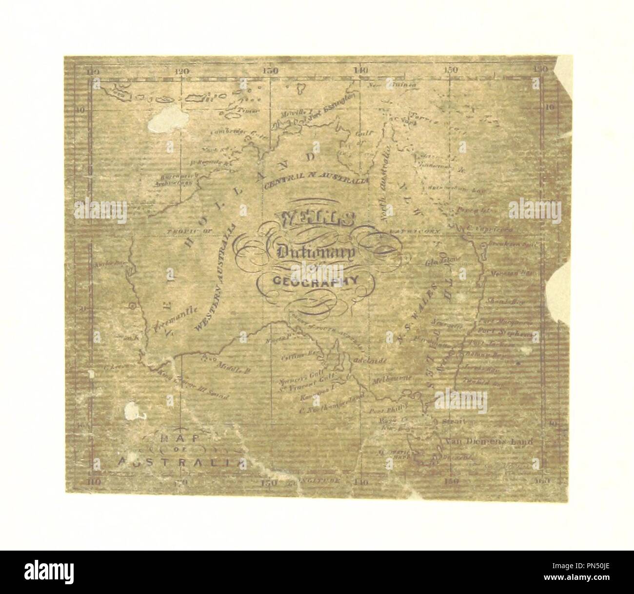 Historic australian maps hi-res stock photography and images - Alamy