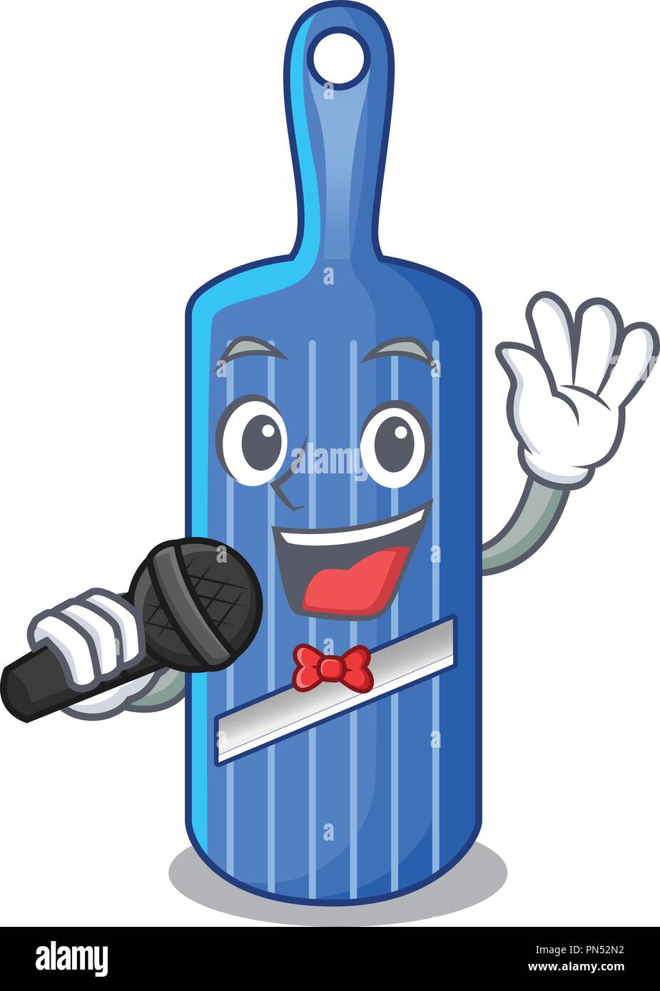 Singing cartoon mandoline slicer for cutting vegetables Stock Vector ...