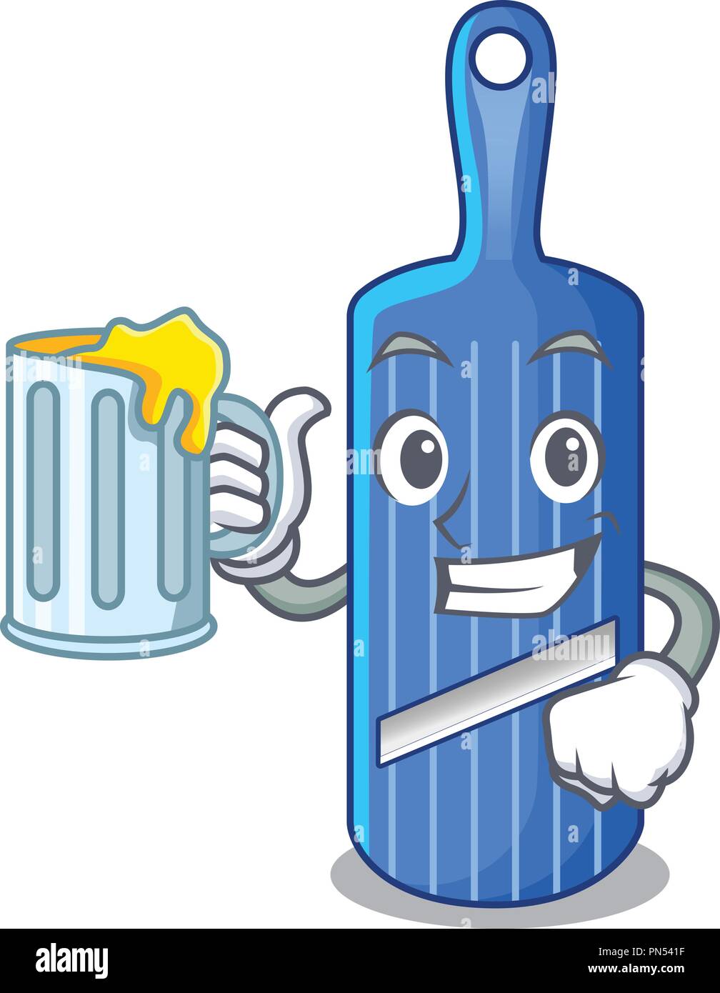 With juice cartoon mandoline slicer for cutting vegetables Stock Vector ...