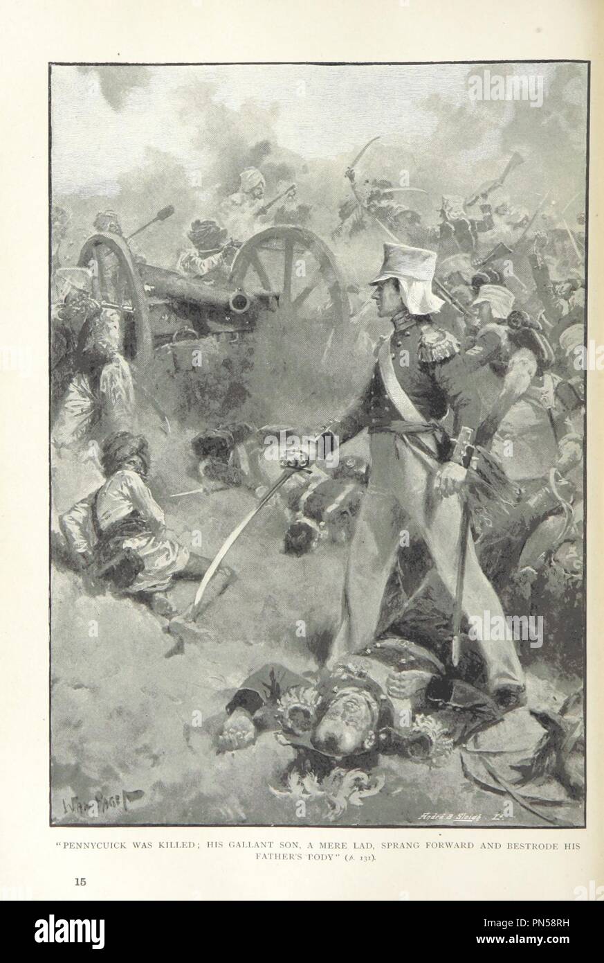 Image from page 150 of 'Illustrated Battles of the Nineteenth Century ...