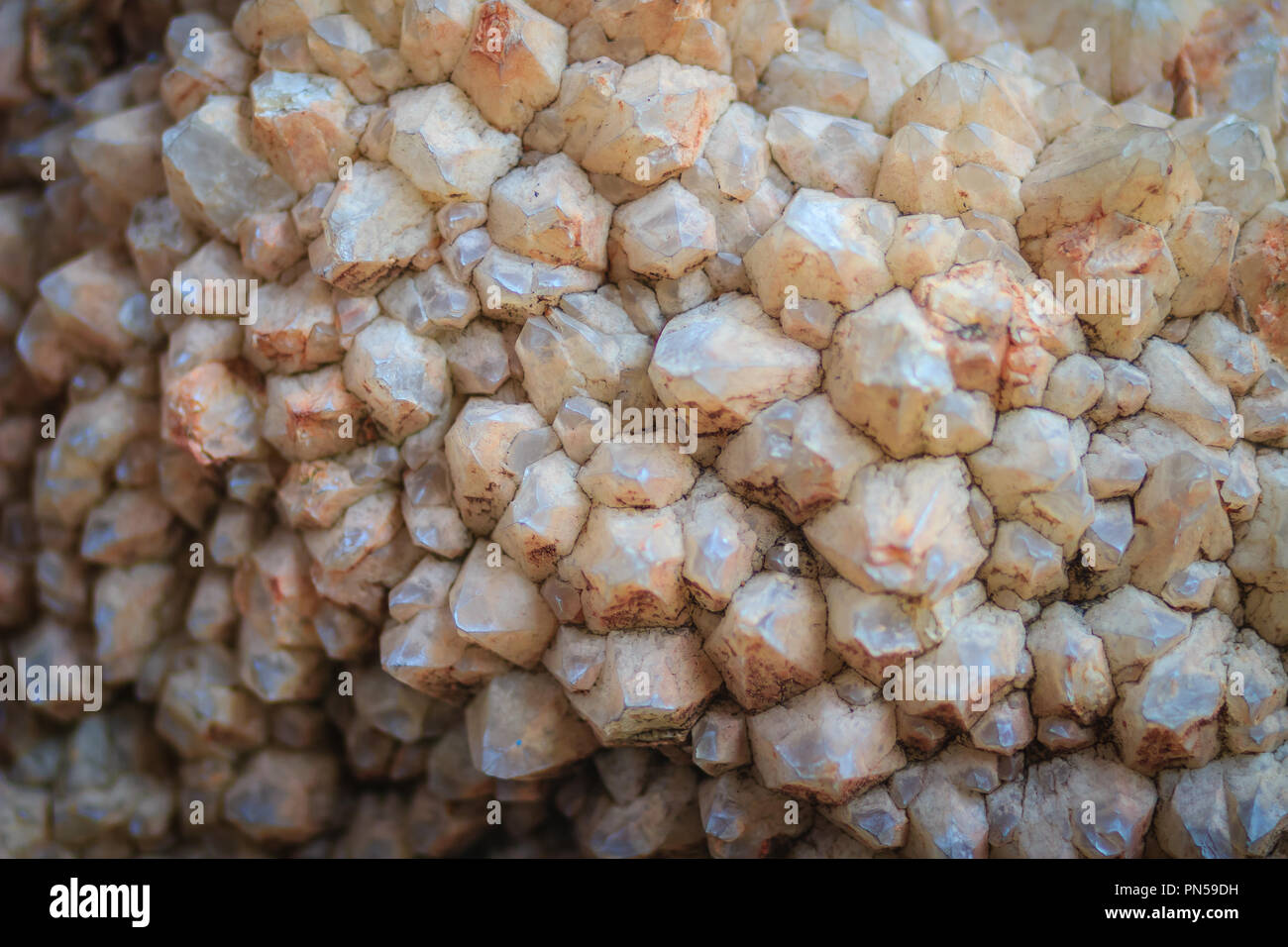 Raw specimen of quartz crystal stone from mining and quarrying ...