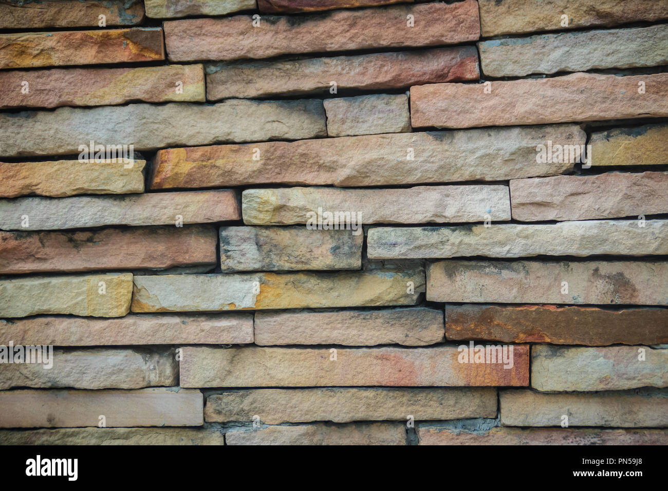 Beautiful pattern of old decorative stone wall background. Vintage ...