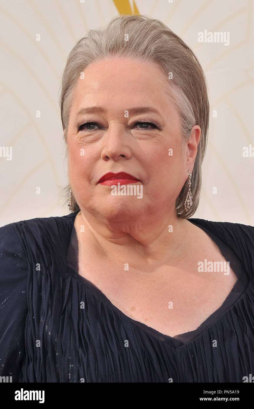Kathy Bates at the 67th Emmy Awards held at Microsoft Theater in Los ...