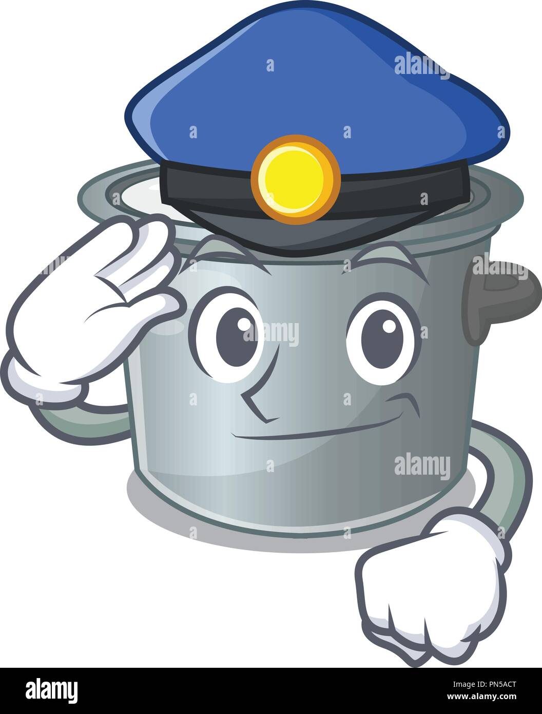 The copper skillet Stock Vector Images - Alamy