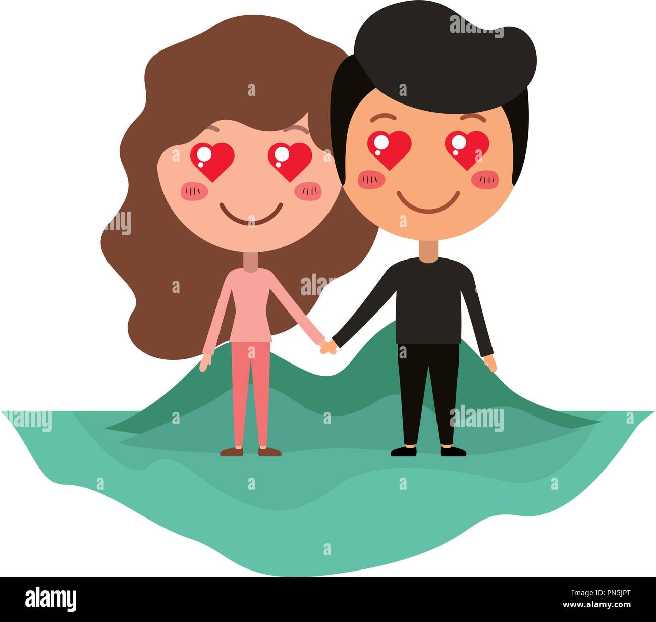Cartoon lovers hi-res stock photography and images - Alamy