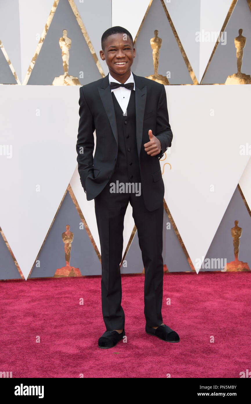Abraham Attah arrives at The 88th Oscars® at the Dolby® Theatre in ...