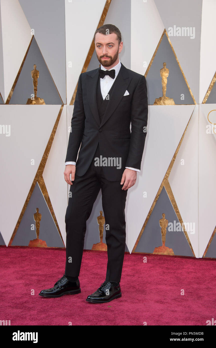 Oscar®-nominee Sam Smith arrives at The 88th Oscars® at the Dolby ...