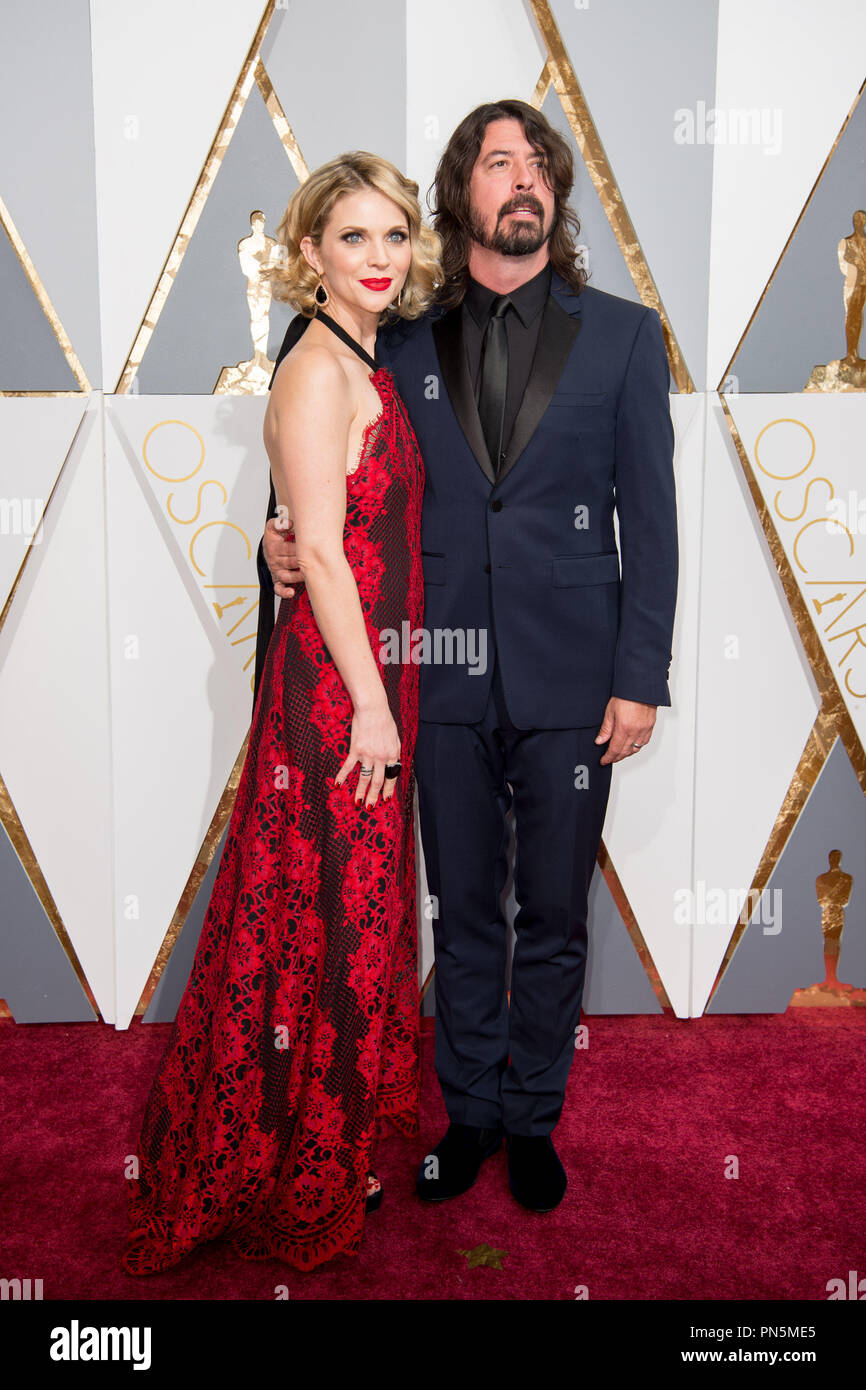 Jordan Blum and Dave Grohl arrive at The 88th Oscars® at the Dolby ...