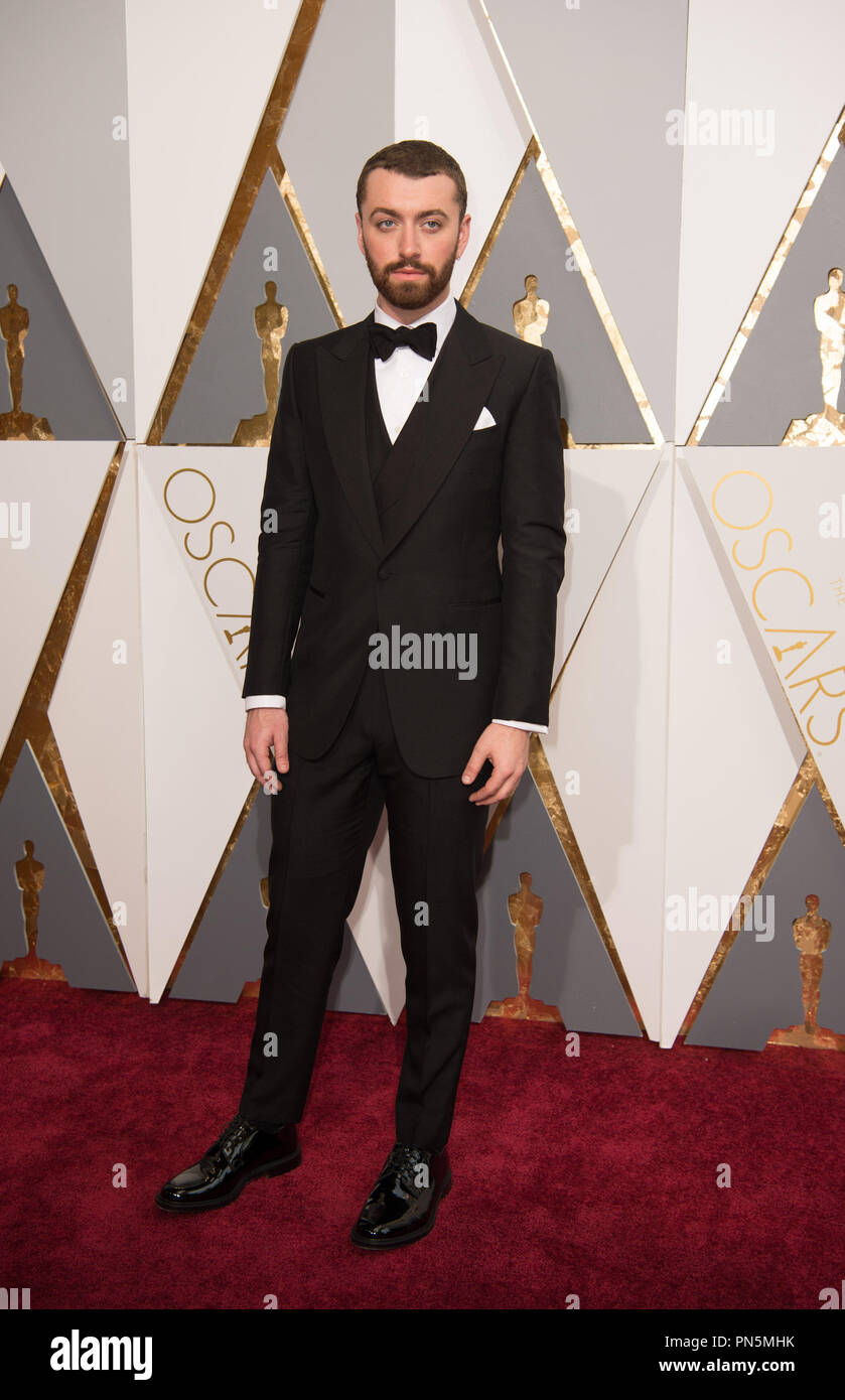 Oscar®-nominee, Sam Smith, arrives at The 88th Oscars® at the Dolby ...