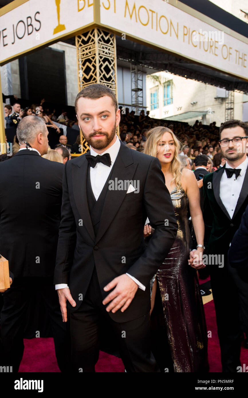 Oscar®-nominee Sam Smith arrives at The 88th Oscars® at the Dolby ...