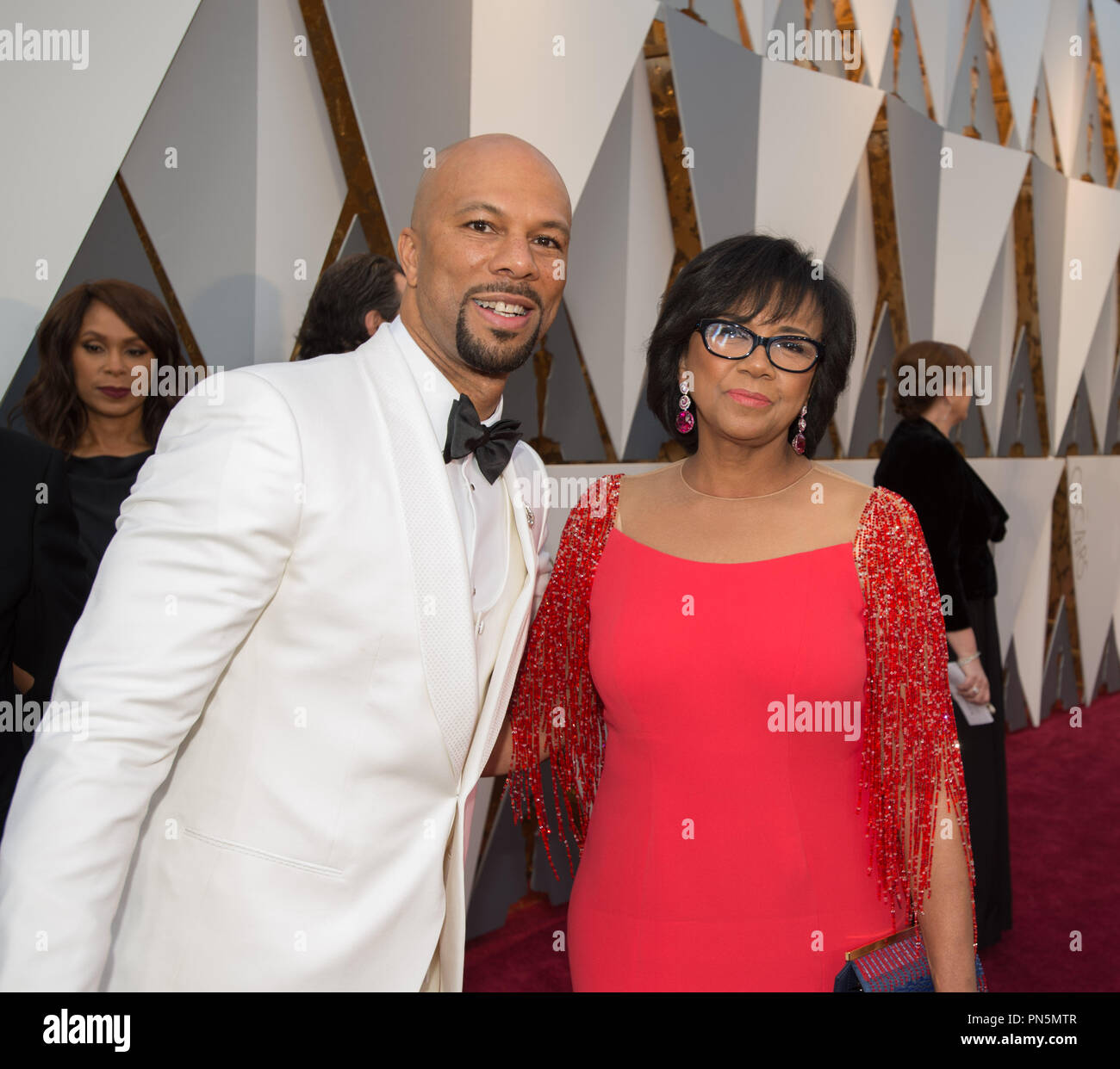 Common and Academy President, Cheryl Boone Isaacs, arrive at The 88th ...