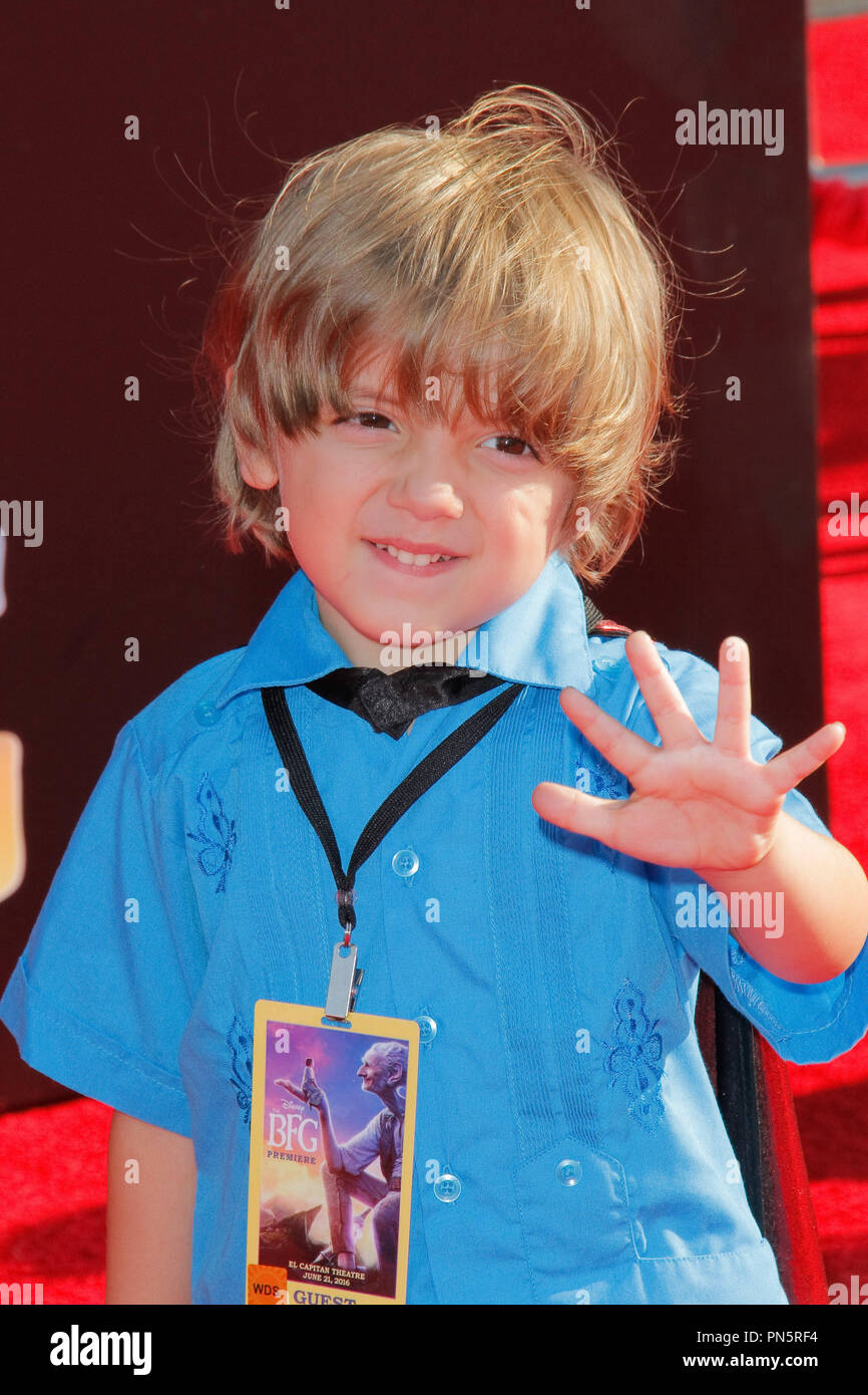 Jeremy Maguire at the U.S. Premiere of Disney's "The BFG" held at El ...