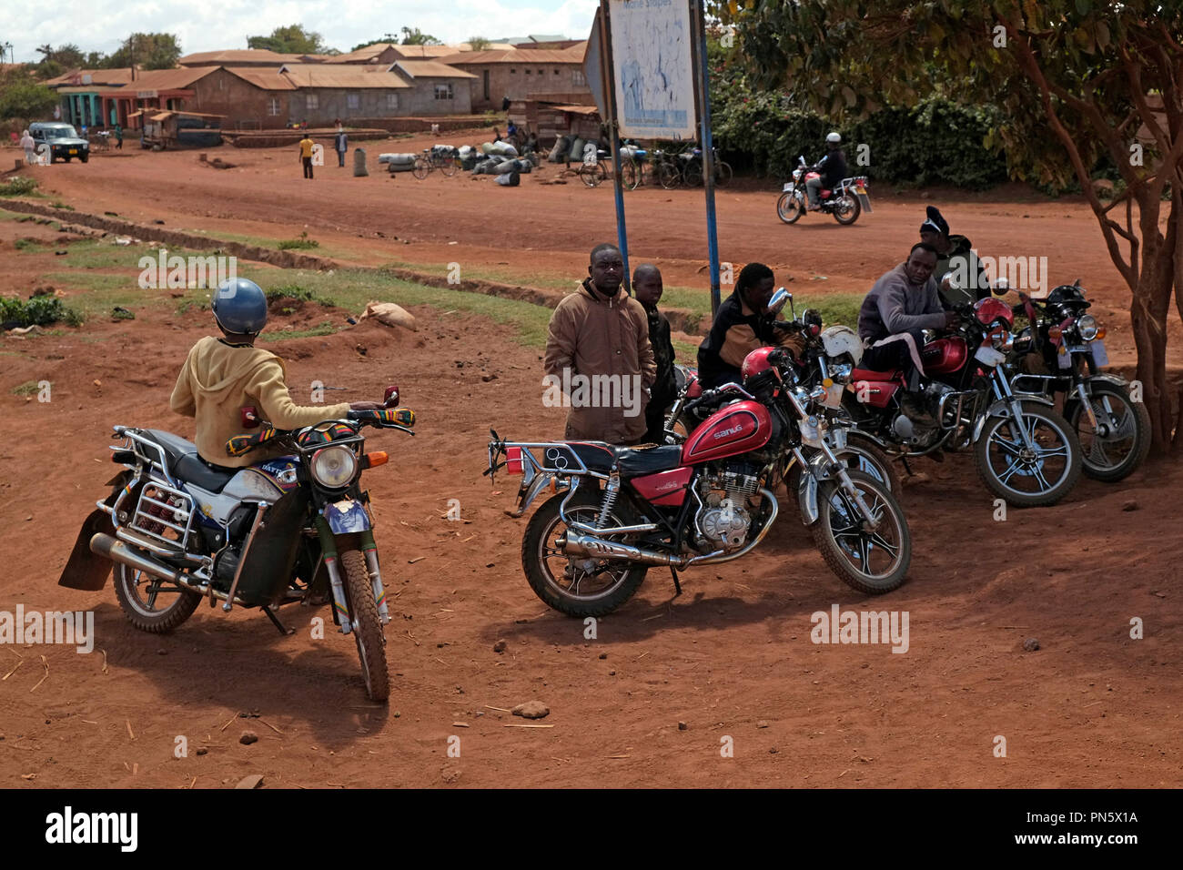 Boda bodas motorcycle taxis in the Arusha region northern Tanzania ...