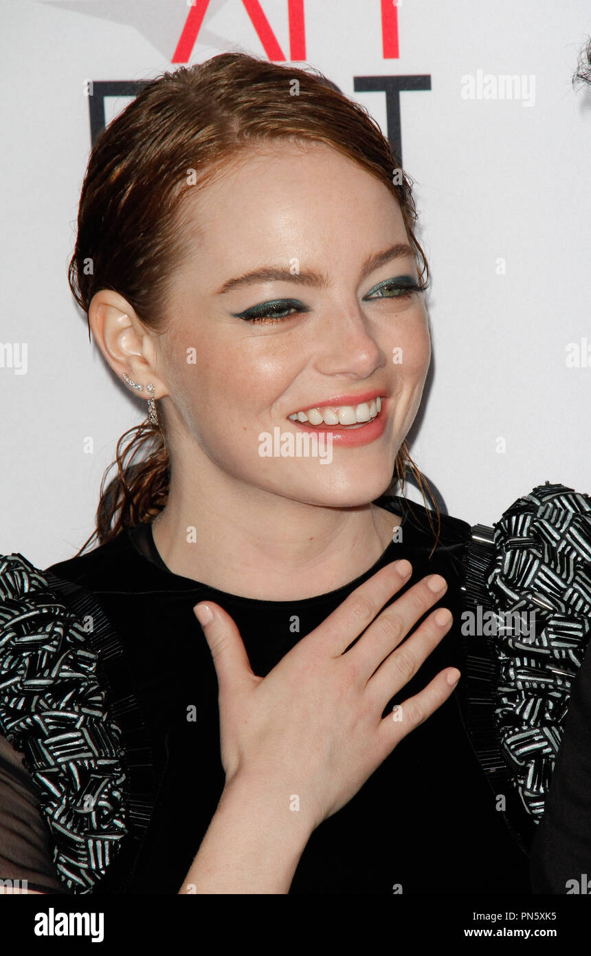 Emma Stone at the AFI Fest 2016 Gala Screening of Lionsgate's "LA LA ...