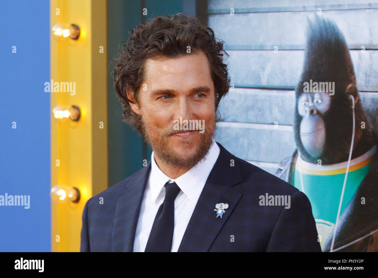 Matthew McConaughey at the World Premiere of Universal Pictures' "Sing ...
