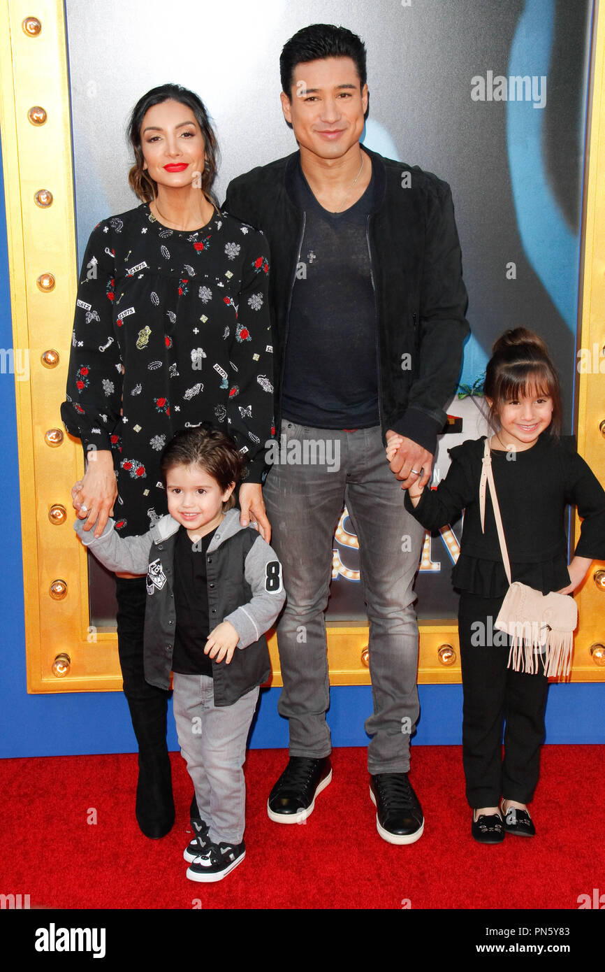 Mario Lopez with Family at the World Premiere of Universal Pictures ...
