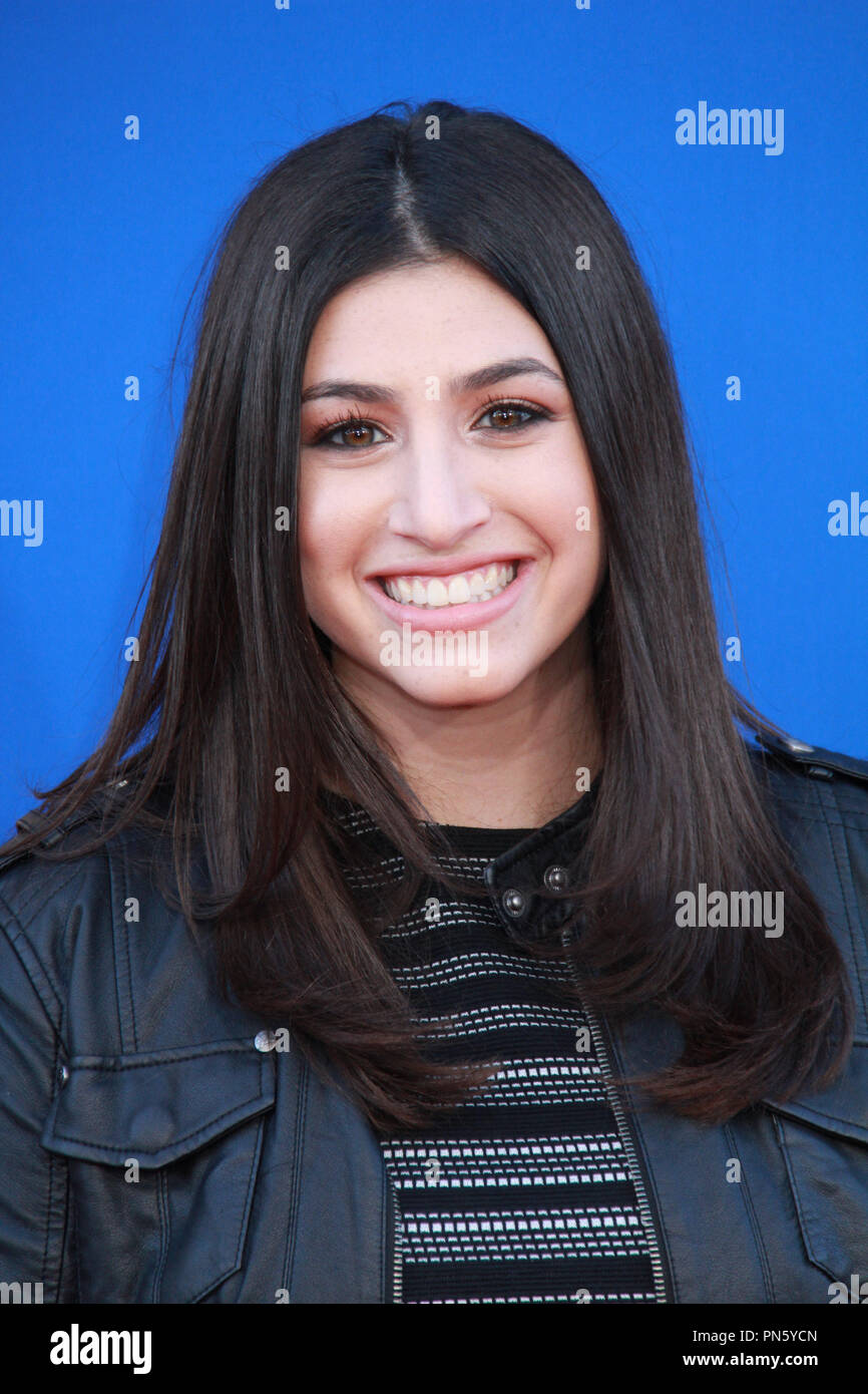 Dana Gaier 12/03/2016 The World Premiere of "Sing" held at the ...