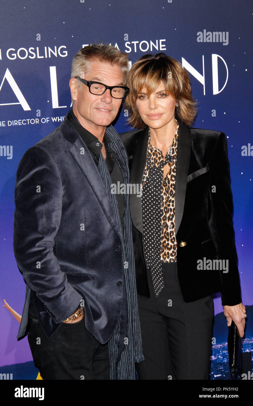 Harry Hamlin and Lisa Rinna at the Los Angeles Premiere of "La La Land ...