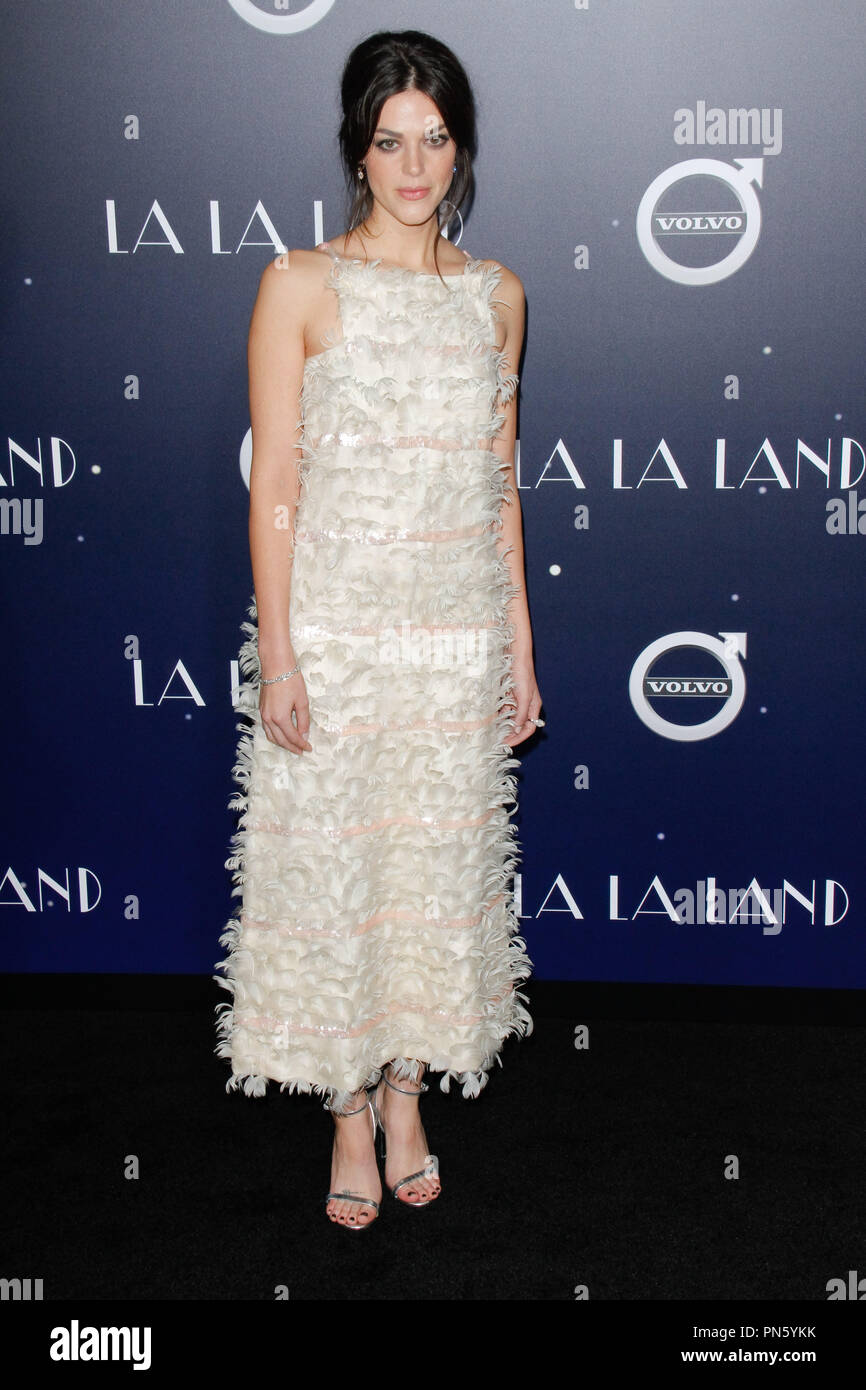 Callie Hernandez at the Los Angeles Premiere of "La La Land" held at ...