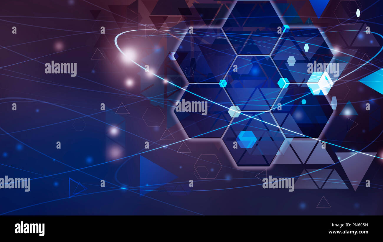 Future background abstract blue concept solution idea business Stock ...