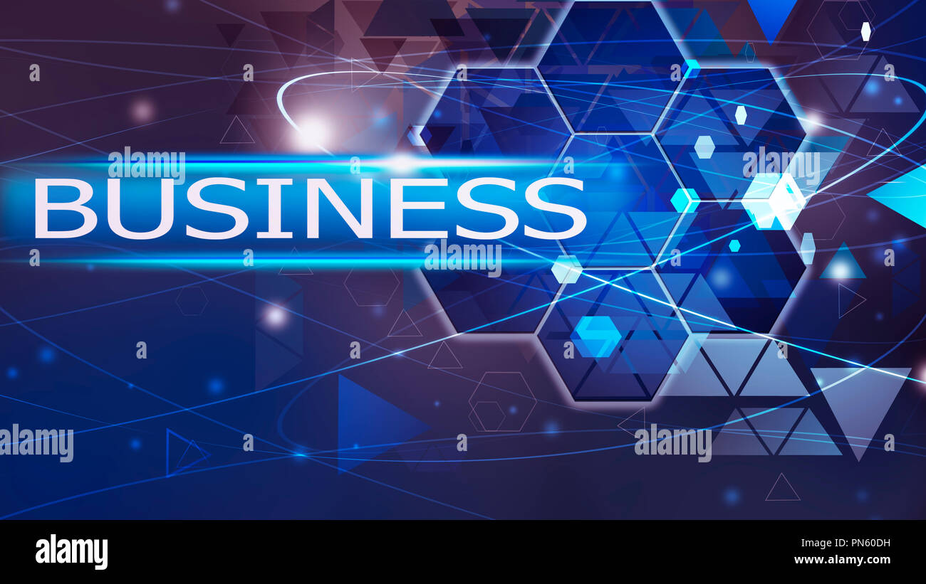 Business future background abstract blue concept solution idea Business ...