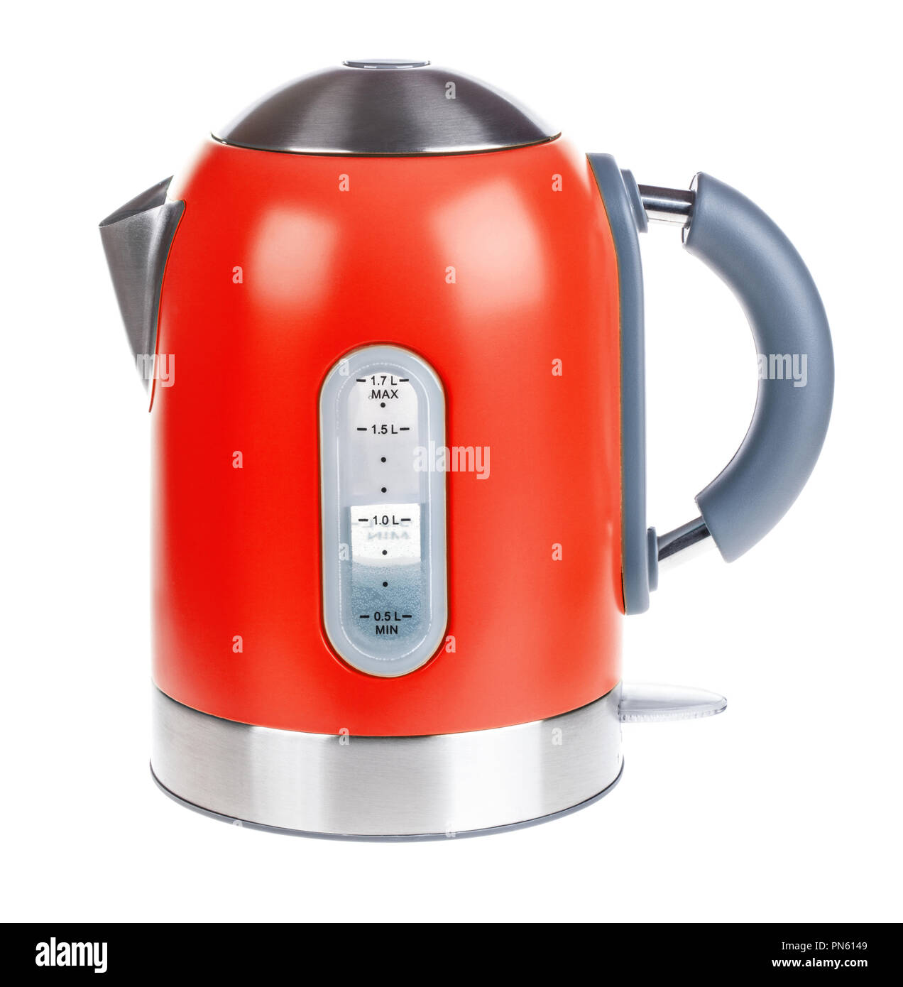 Red tea kettle modern Cut Out Stock Images & Pictures - Alamy
